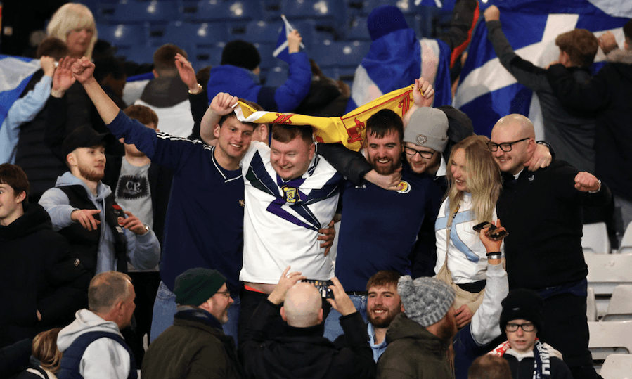 Scotland fans caused an actual earthquake celebrating Denmark win