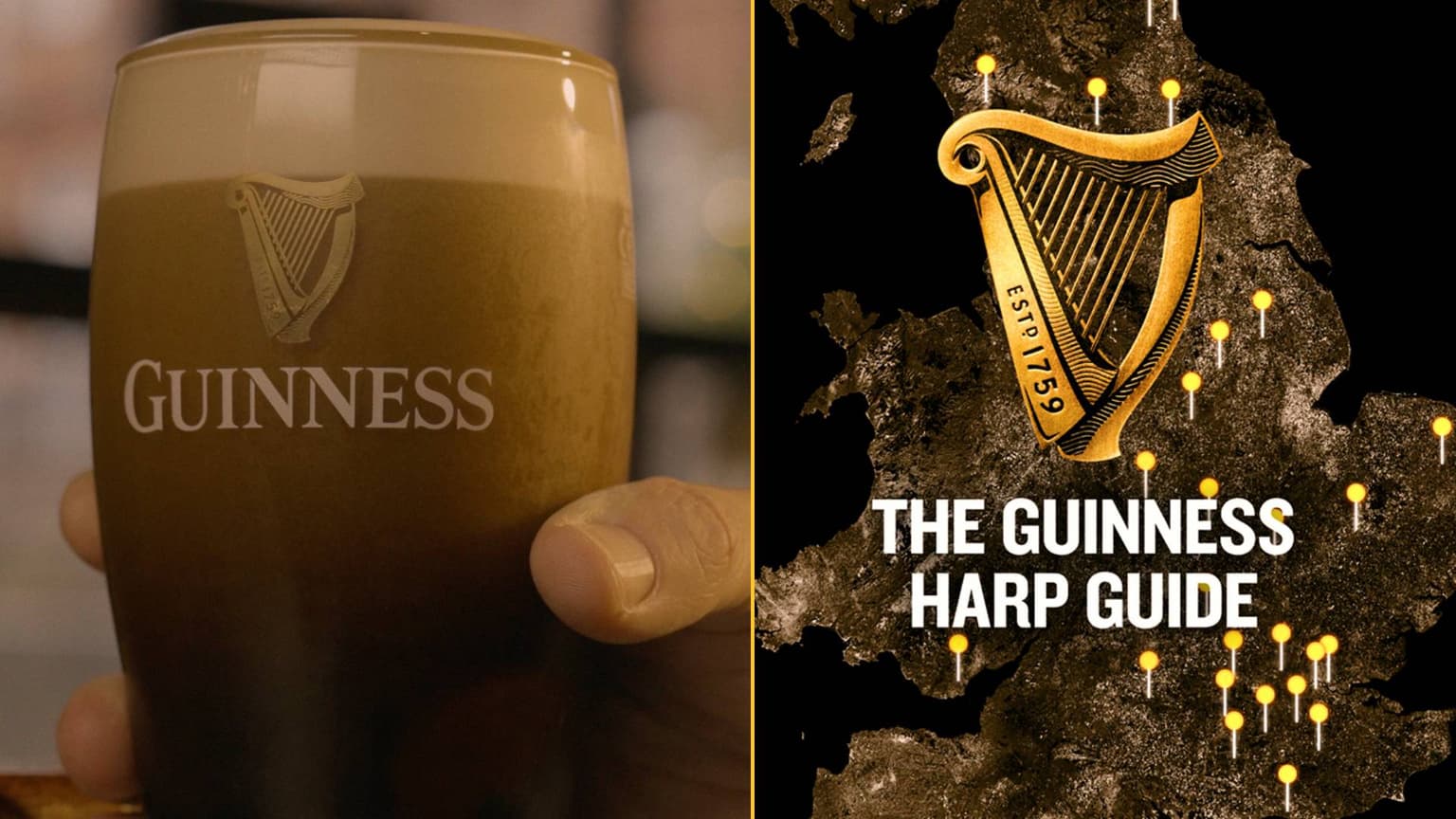 Guinness launch the Harp Guide revealing the best 35 pubs in Britain ...