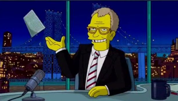 The Simpsons pay homage to David Letterman on his very final show - JOE ...
