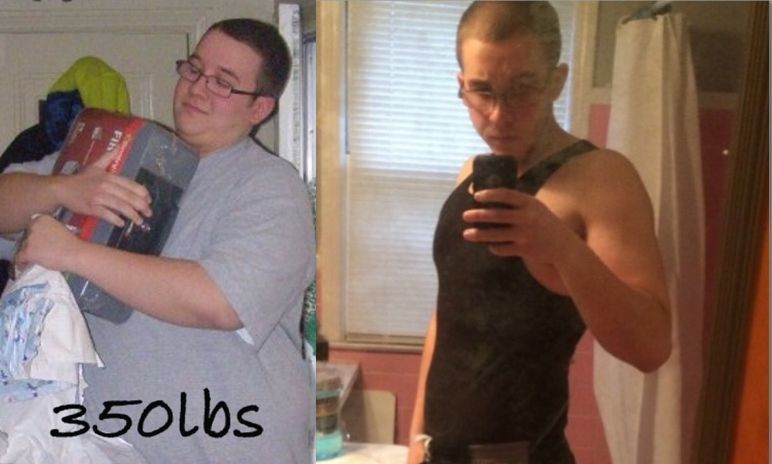 Amazing body transformation of 26-stone man from obese to US Marine ...