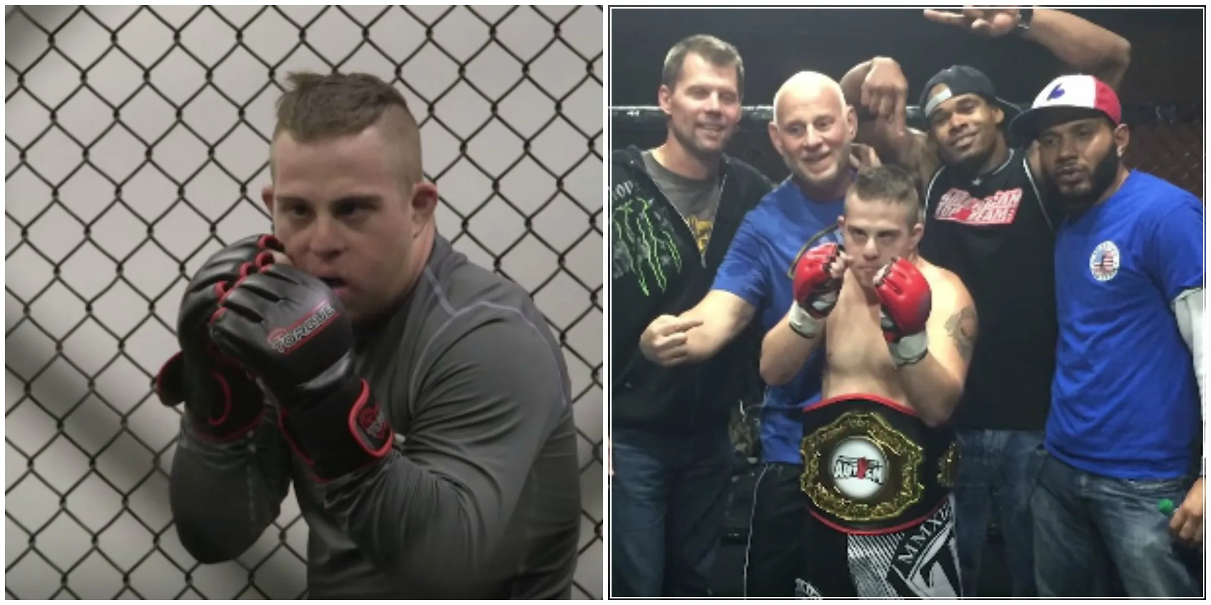 This is the incredible story of America's first MMA fighter with Down's ...