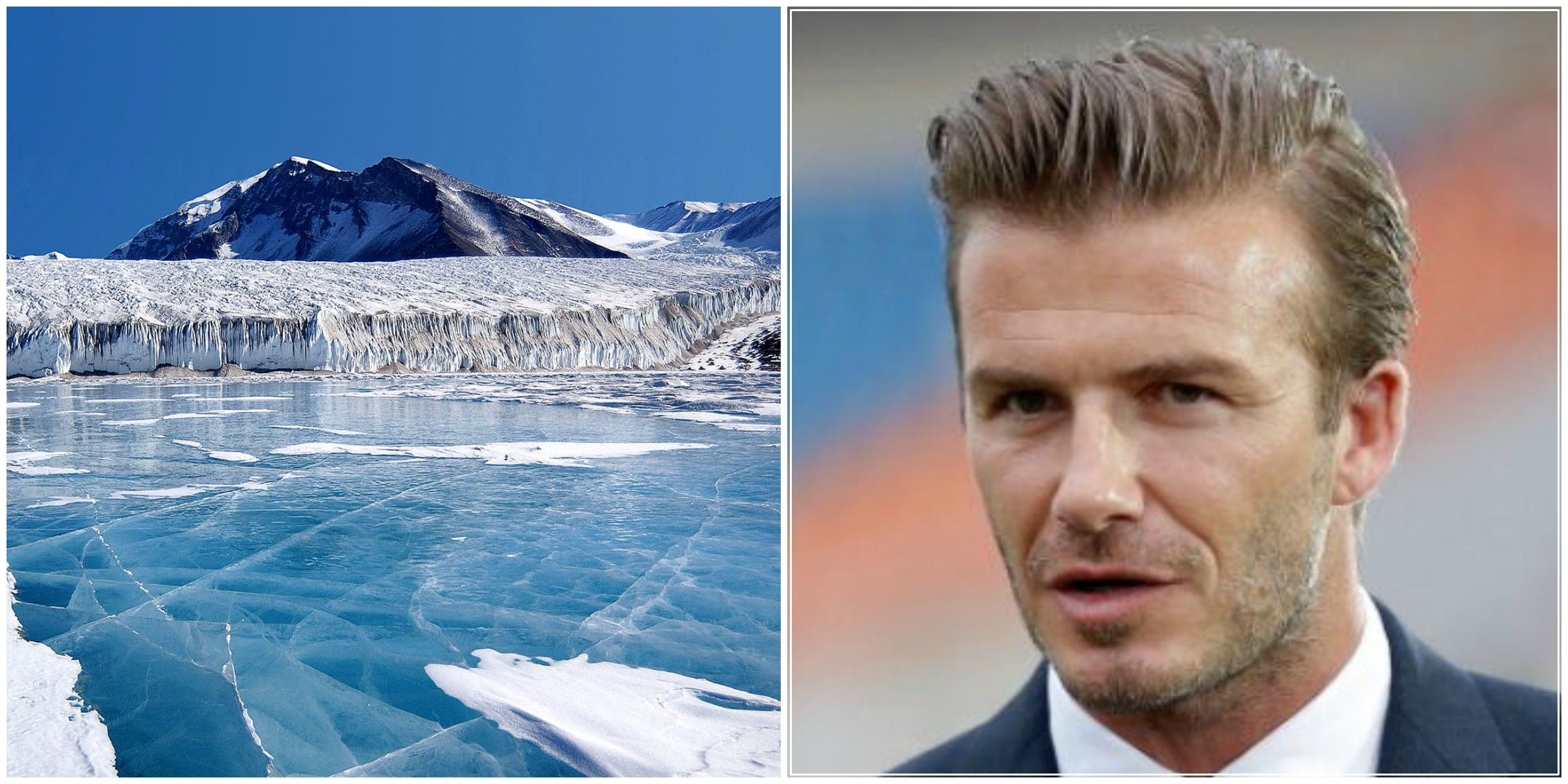 David Beckham is in Antarctica to play the coldest game of football ...