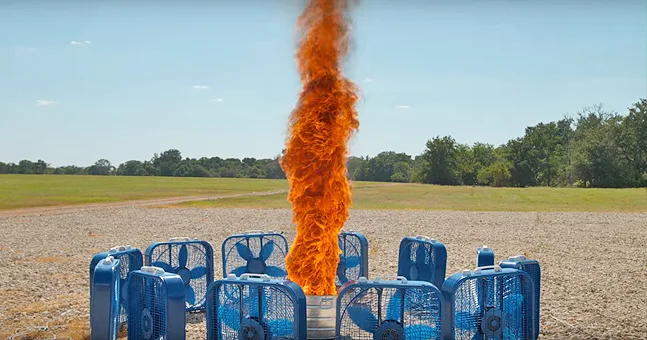 This DIY fire tornado is definitely something you should not try at ...