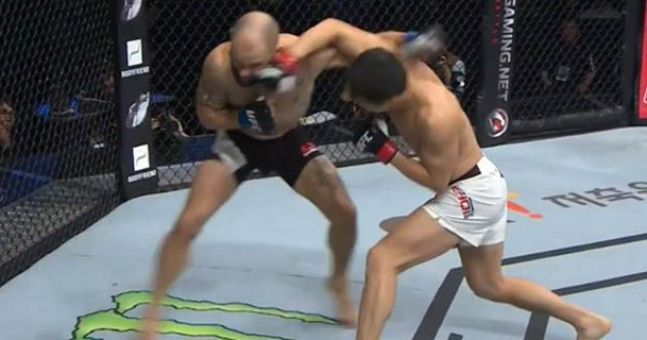Rising UFC featherweight Doo Ho Choi scores phenomenal first round ...
