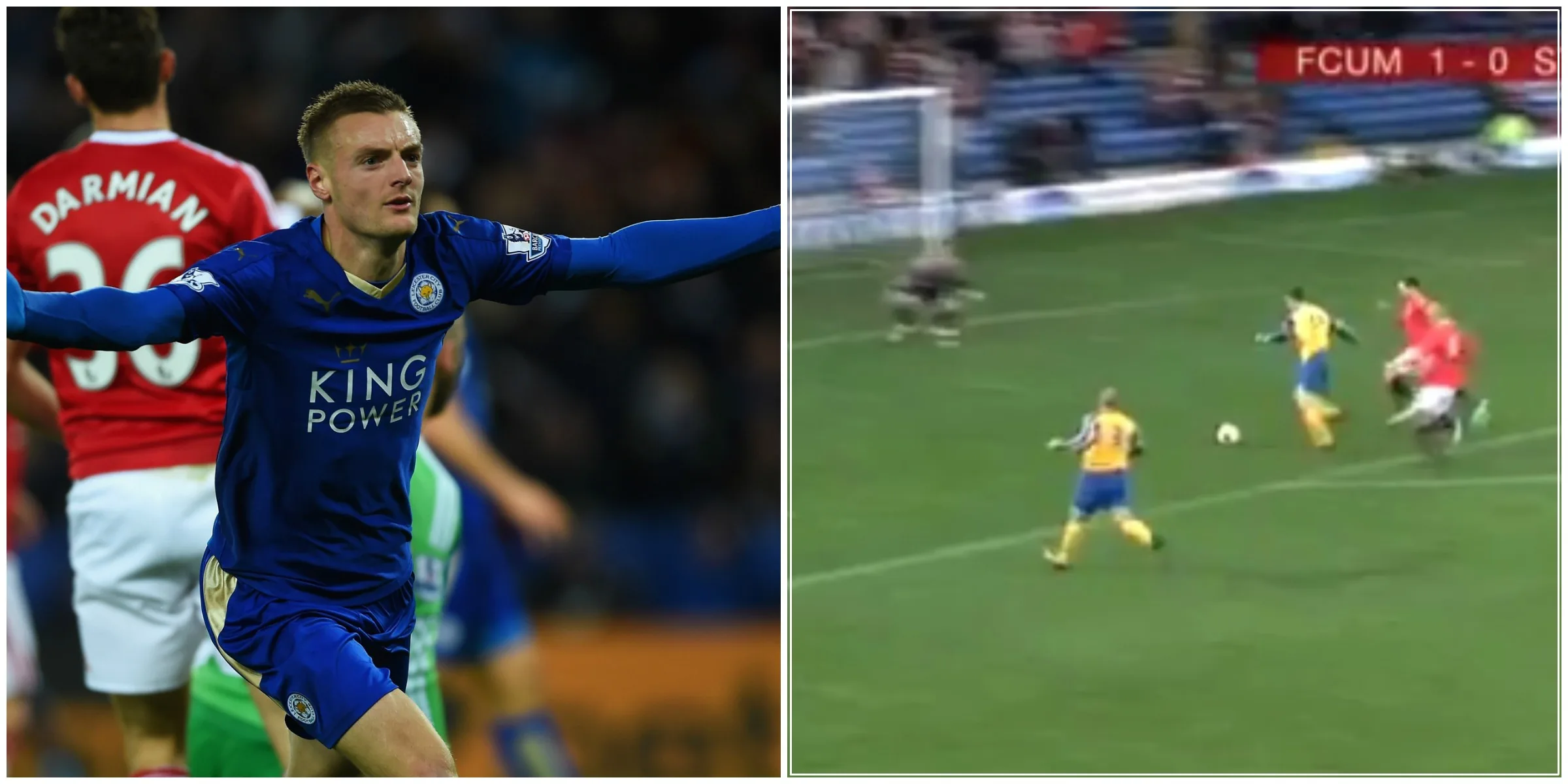 This brilliant Jamie Vardy goal was one of the England forward's early ...
