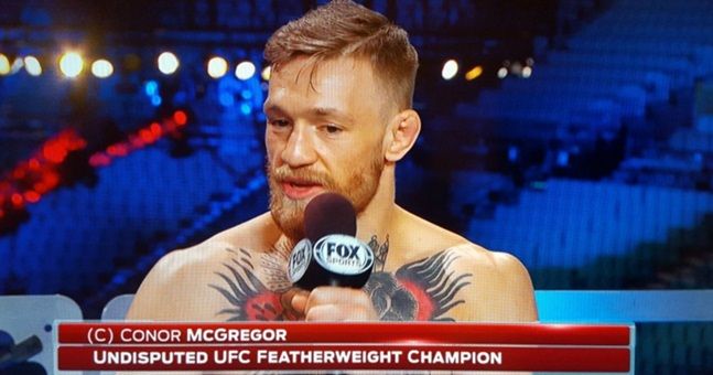 VIDEO: Conor McGregor is calmness personified during his first ...