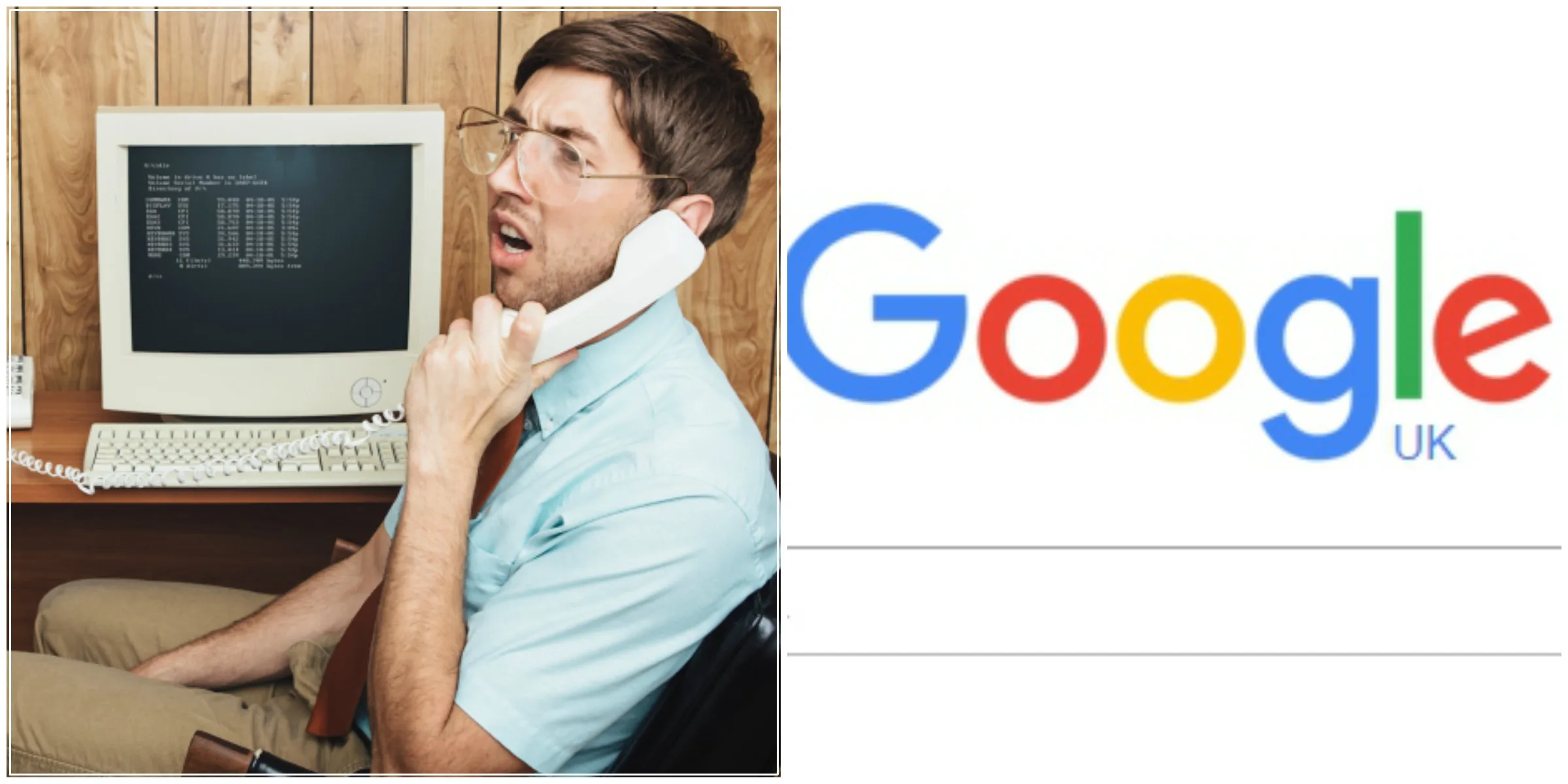 This is what the very first Google page looked like back in the 90s ...