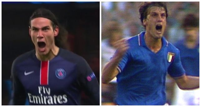 Watch: Edinson Cavani with one of the most passionate goal celebrations ...