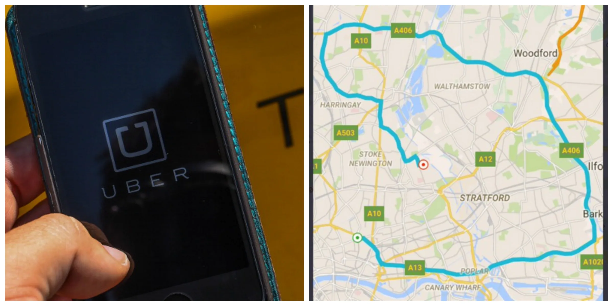 This Uber passenger claims he was charged £102 for a journey that ...