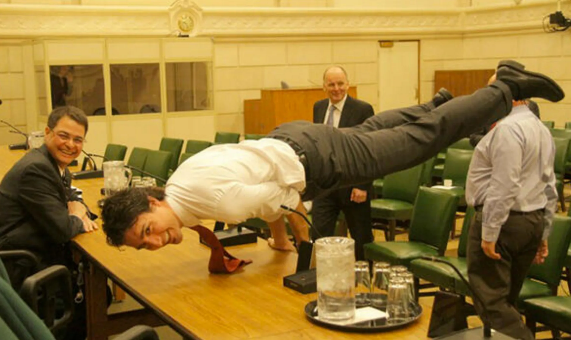 So it turns out Canadian prime minister Justin Trudeau has insane core ...