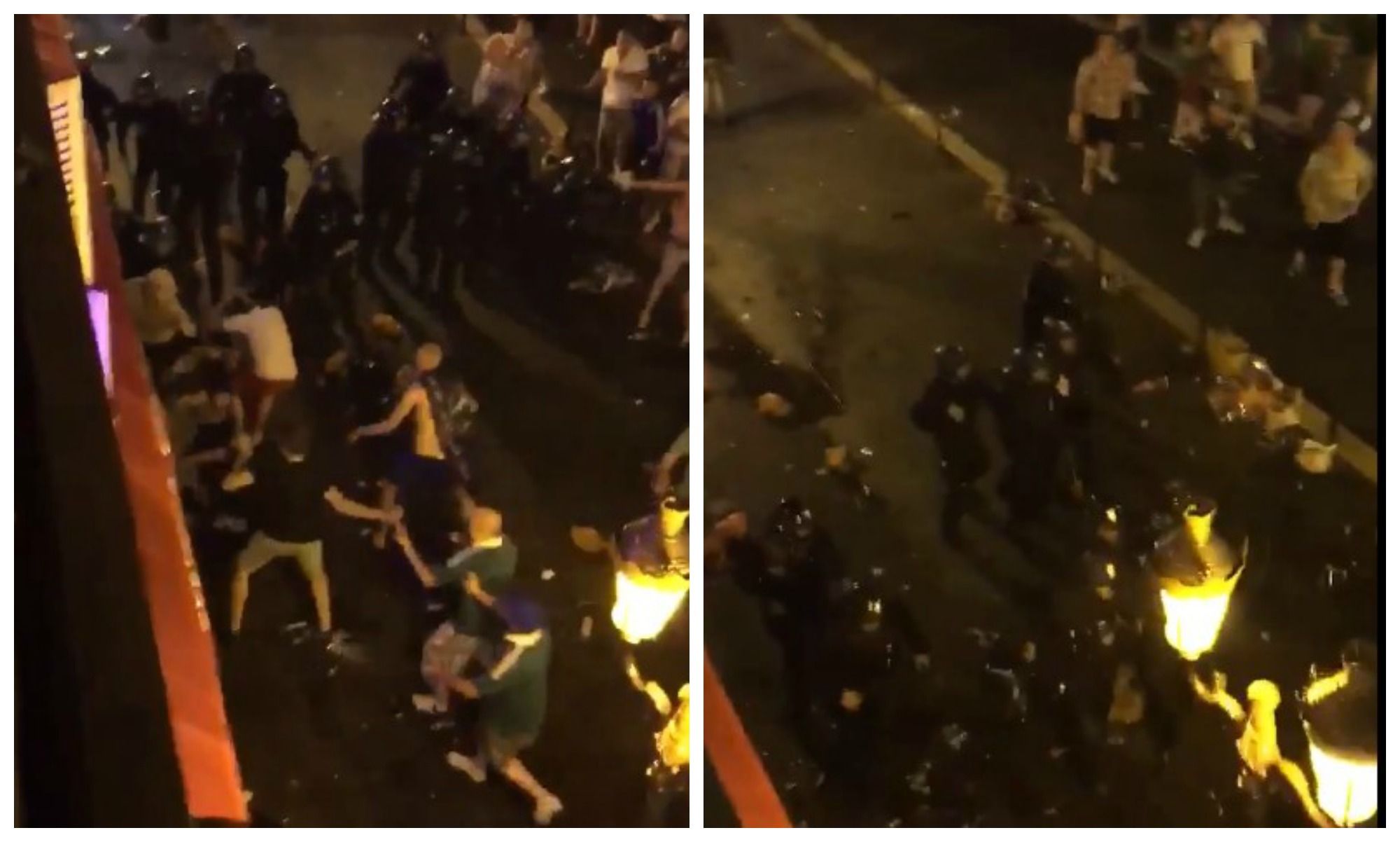 More violence as French hooligans attack Polish and Northern Irish fans ...
