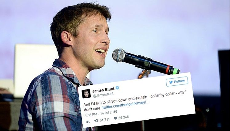 James Blunt proves once again that he is the king of comebacks on ...