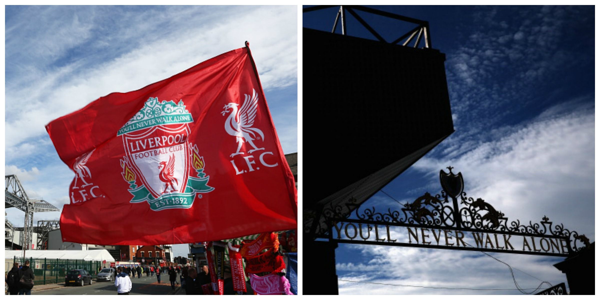 Liverpool's famous Shankly Gates have been moved by the club in Anfield ...