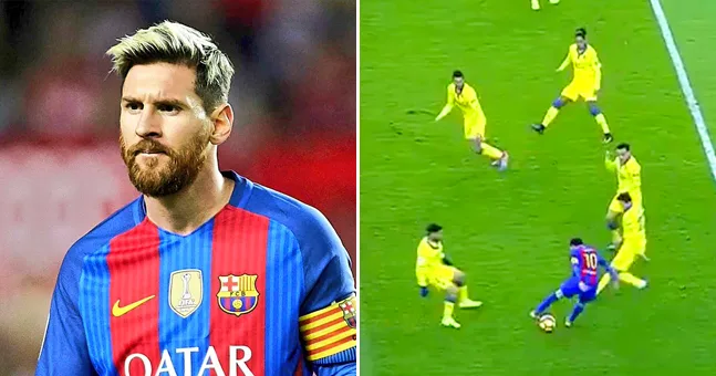 Watch Lionel Messi send FIVE defenders the wrong way with a sublime ...