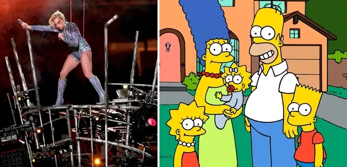 The Simpsons predicted Lady Gaga’s Super Bowl performance 5 years ago ...