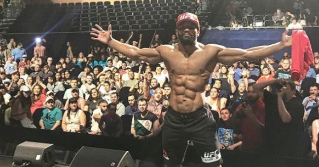 Athletic freak Yoel Romero did freaky things at the UFC 213 open ...