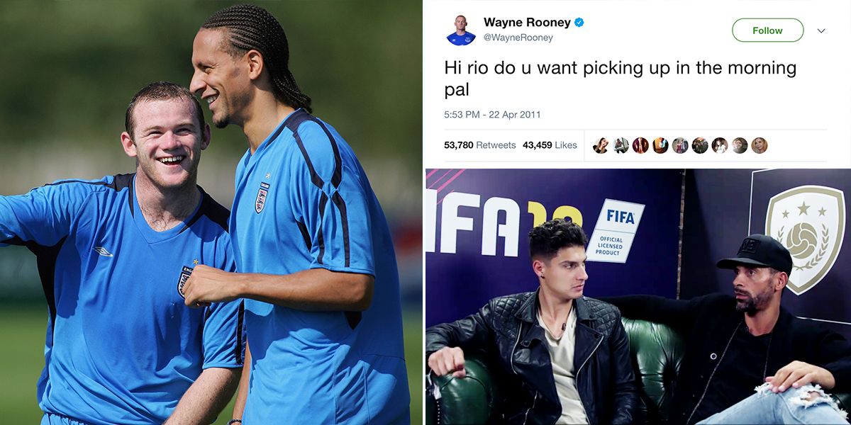 Rio Ferdinand finally confirms if he ever did get that lift off Wayne ...