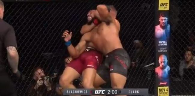 One of the most brutal chokes in UFC history, ladies and gents - JOE.co.uk