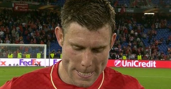 The irony of James Milner's post-match comment was not lost on supporters