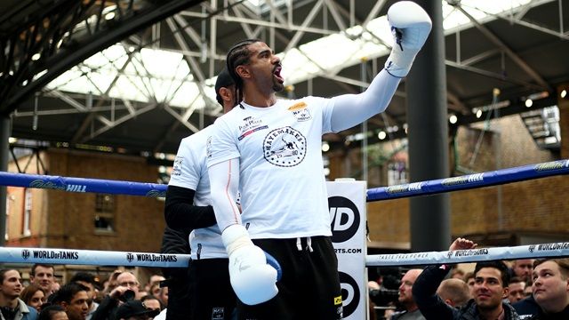 David Haye mocked for poster change at open workouts - JOE.co.uk