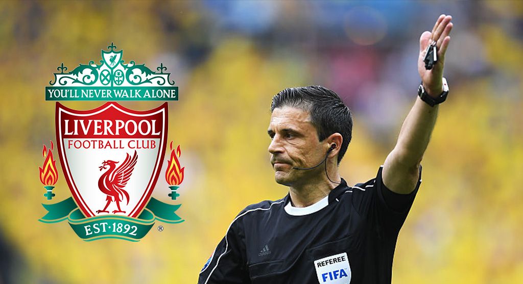 Liverpool have previous with Champions League final referee - JOE.co.uk