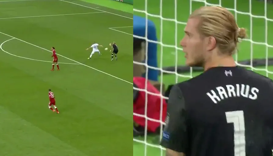 WATCH: Loris Karius gifts Karim Benzema the strangest Champions League ...
