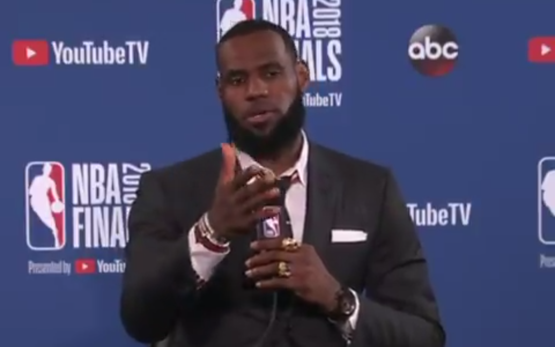 LeBron shuts down press conference abruptly after stupid question - JOE ...