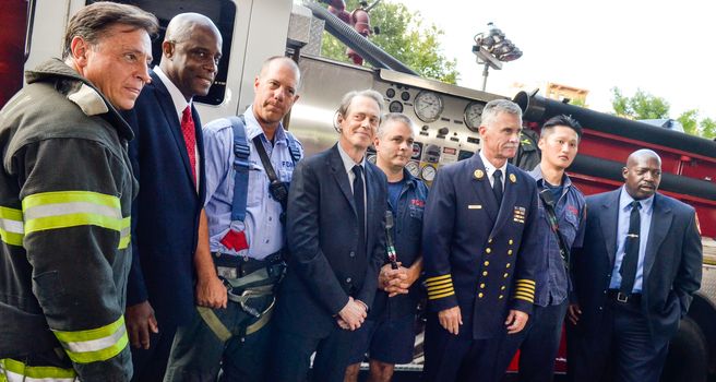 Steve Buscemi returned to his job as a firefighter in the aftermath of ...