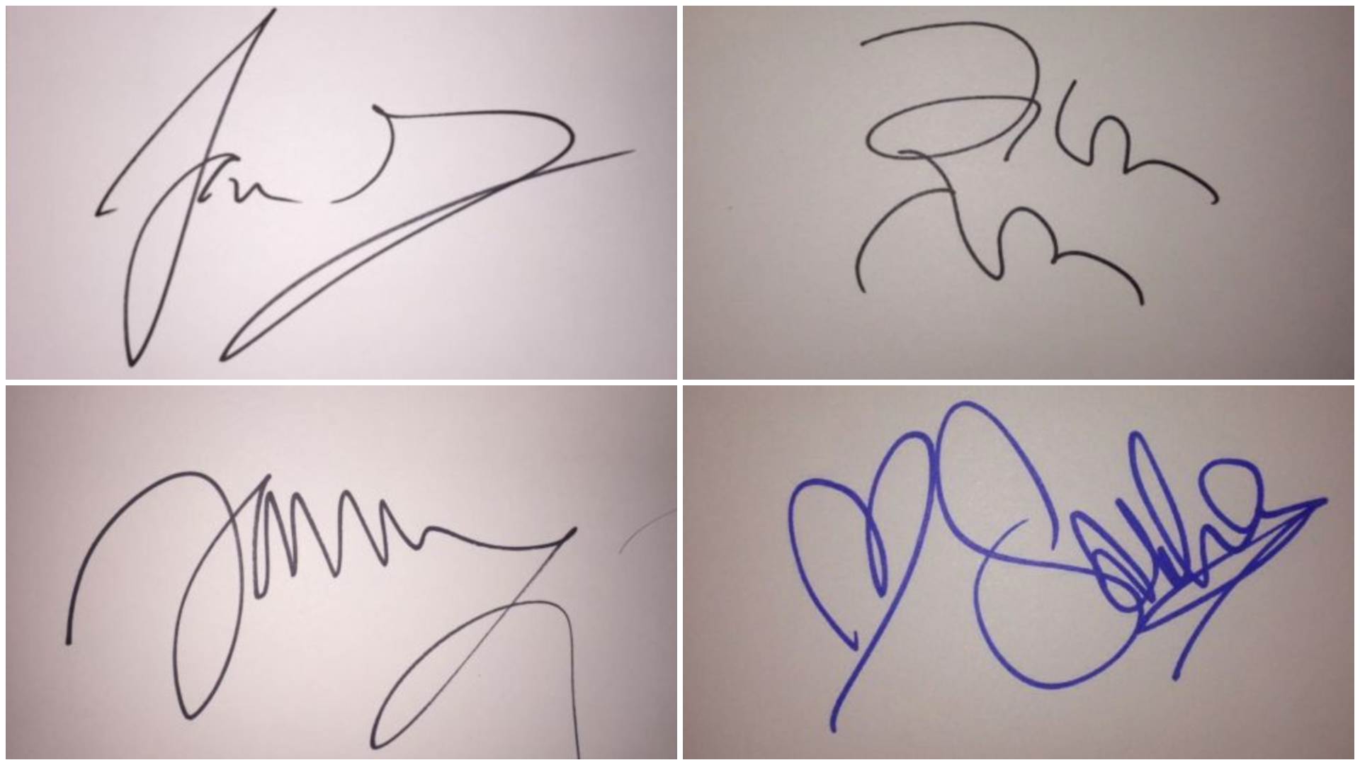 QUIZ: Can you guess the celebrity autograph? - JOE.co.uk