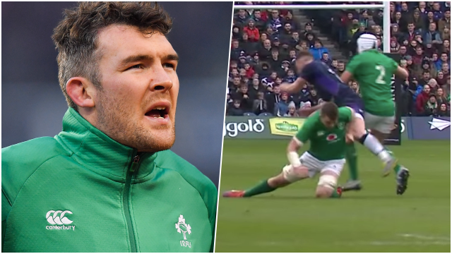 Scots fume as Peter O'Mahony clash rules Stuart Hogg out of Six Nations ...