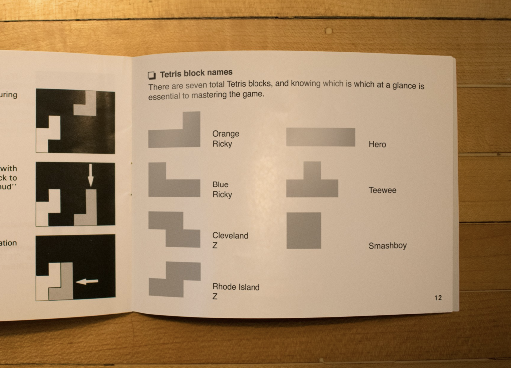 It turns out Tetris blocks actually have names and they're incredibly ...