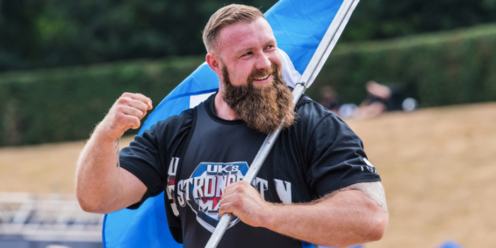 Inside the 7000 calorie diet of one of Scotland's strongest men