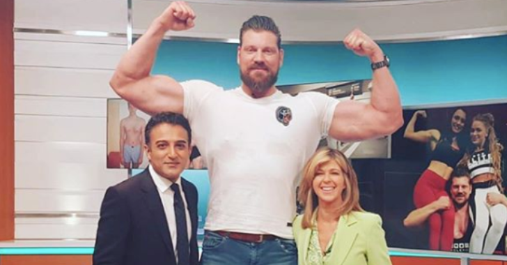 The 'world's tallest bodybuilder' makes The Mountain look tiny