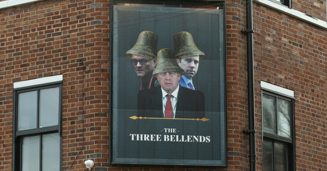 Merseyside pub renamed 'The Three Bellends' in swipe at senior Tories