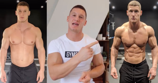 Bodybuilder exposes how easily transformation photos are manipulated