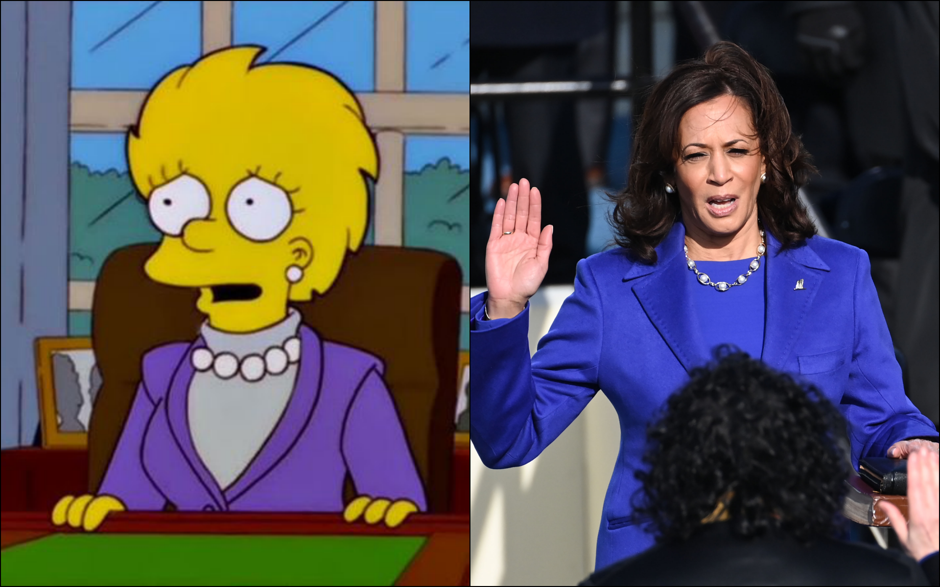 People think The Simpsons predicted Kamala Harris becoming VP