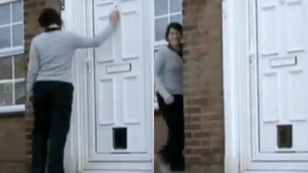 People fighting over name of game where you knock on someone's door and ...