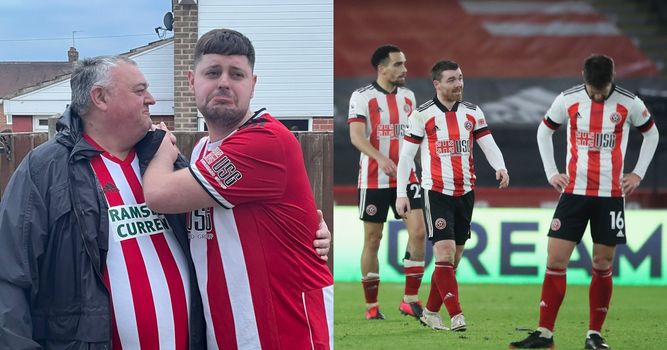 Sheffield United fan recreates hilarious iconic relegation photo 14 ...