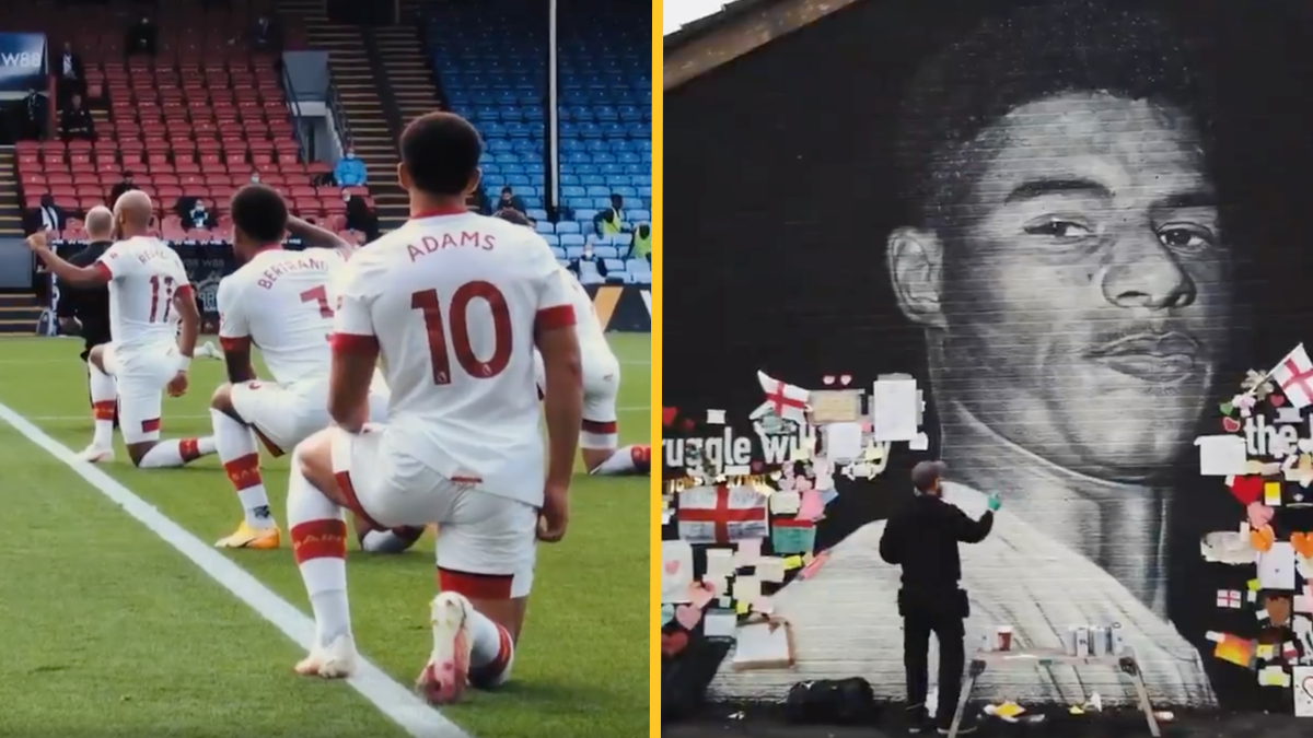 Premier League release video explaining why players take the knee