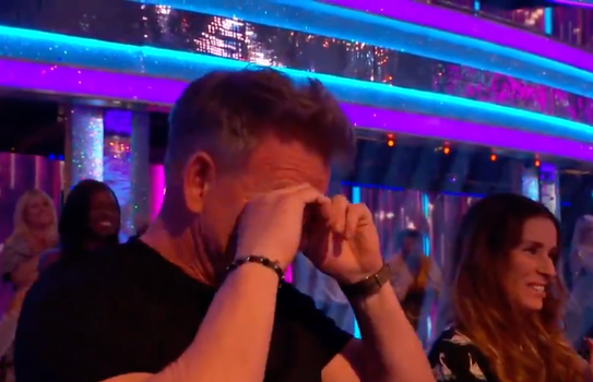 Gordon Ramsay cries in audience as daughter tops Strictly leaderboard ...