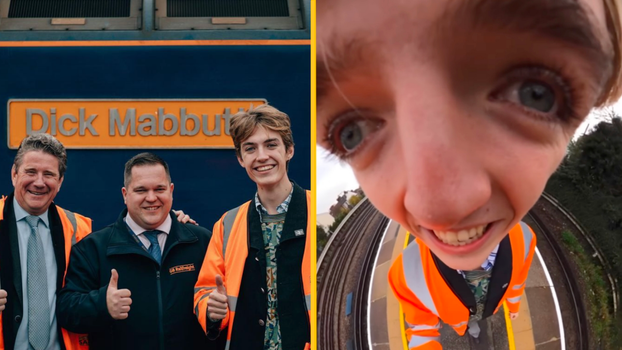 Trainspotting treasure Francis Bourgeois finally gets to ride Dick ...