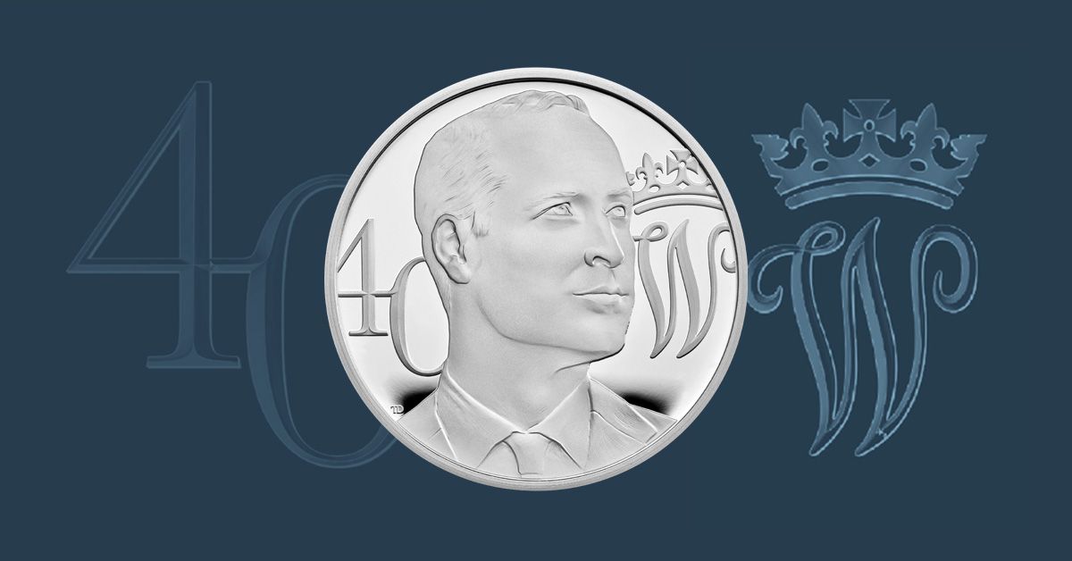 Prince William's face will be on limited £5 coin to mark his 40th birthday