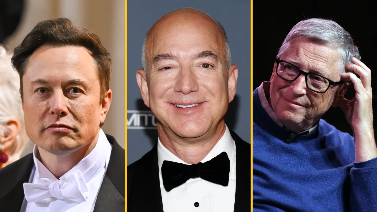 Elon Musk, Jeff Bezos and Bill Gates have lost over $115 billion in a ...