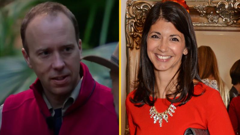 Matt Hancock gets letter from partner on emotional I'm A Celeb night