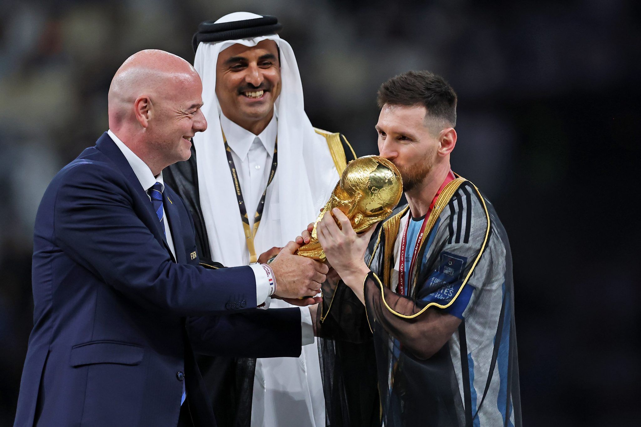 Special meaning behind 'cloak' that was put on Messi for World Cup ...