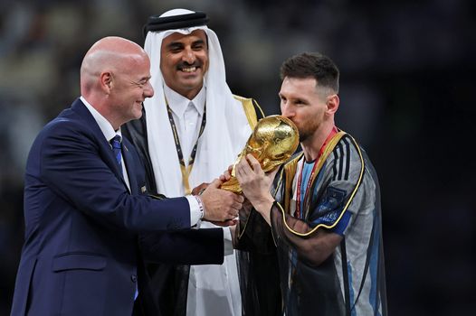 Special meaning behind 'cloak' that was put on Messi for World Cup ...