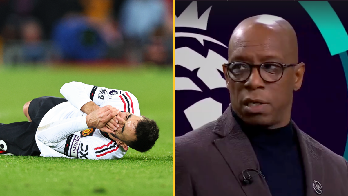 Ian Wright: Bruno Fernandes' was 'laughable' against Liverpool