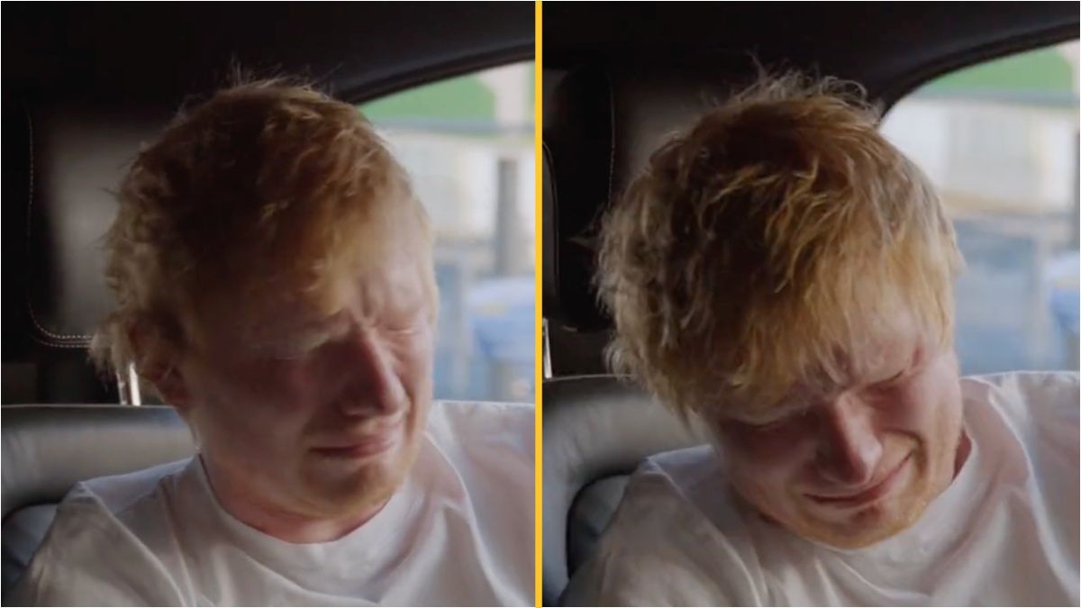 Ed Sheeran breaks down in tears as he provides update on wife's health