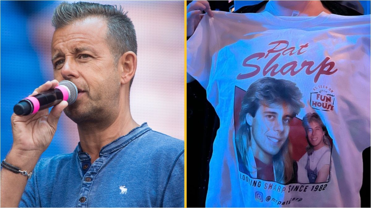 Pat Sharp reduces woman to tears with joke about her breasts