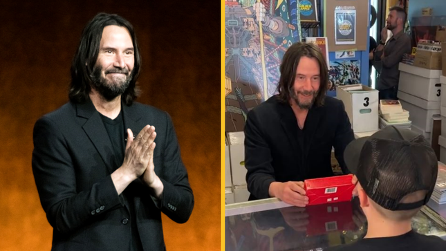 Heartwarming moment between Keanu Reeves and young superfan goes viral